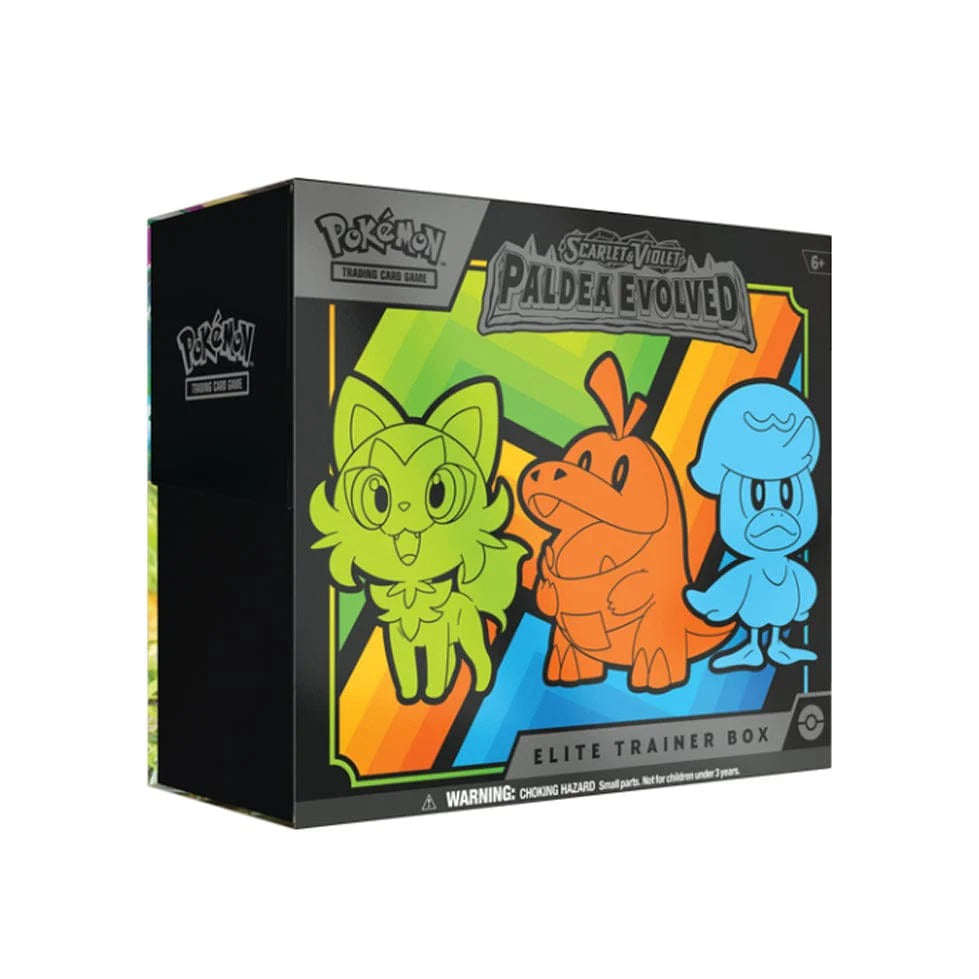 Pokemon TCG - Scarlet & Violet SV2 "Paldea Evolved" Elite Trainer Box ...